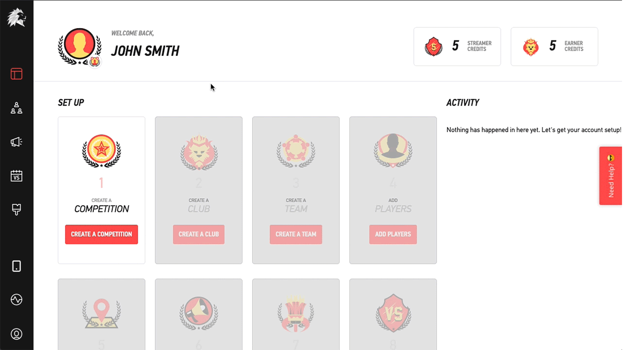 How to Get Started with LIGR in 6 Easy Steps: 2. Choose a Sport